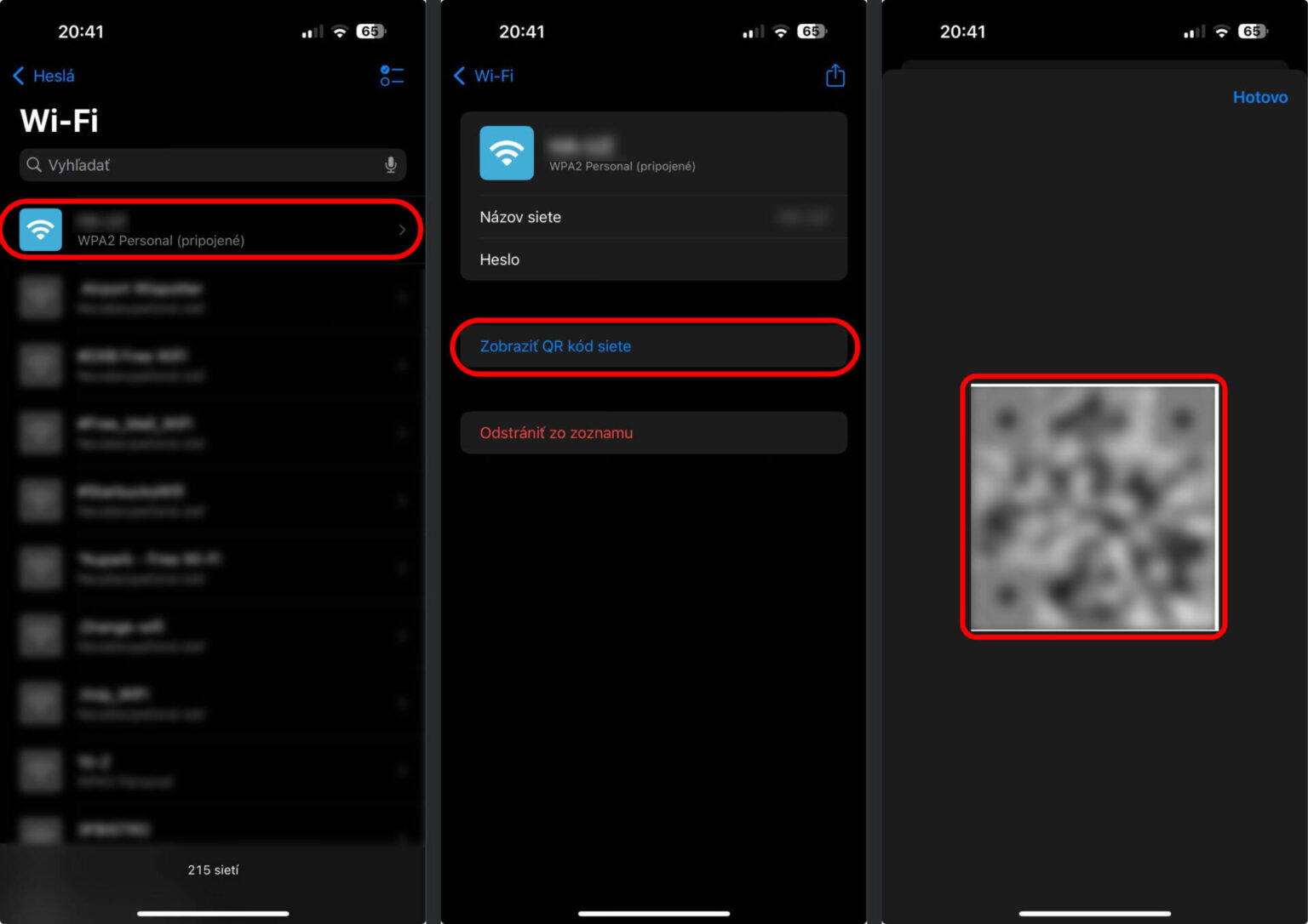 V iOS 18 môžete zdieľať QR kód s Wi-Fi heslom. Svojim hosťom uľahčíte ...
